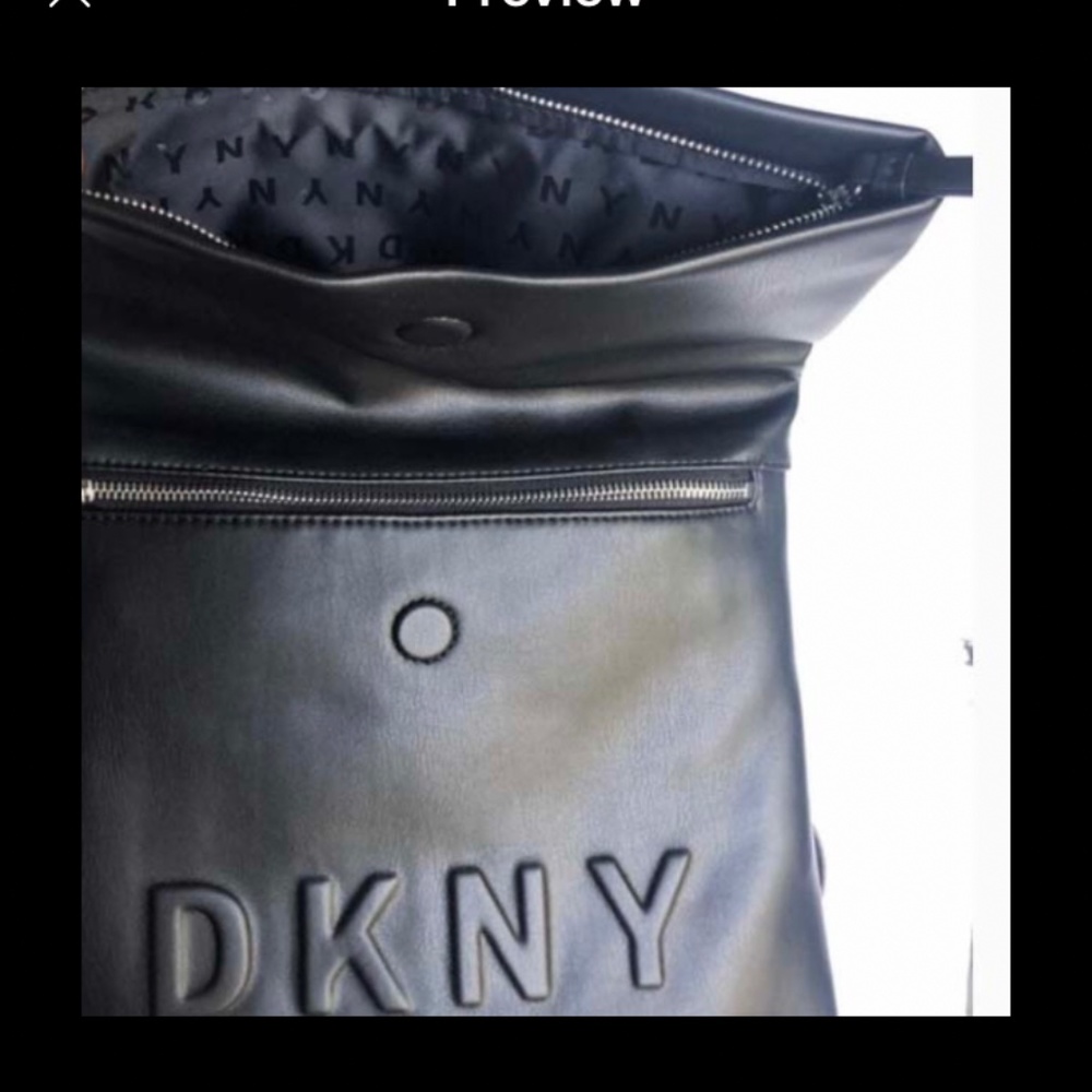 Dkny Tilley Backpack Raised Logo-New - Gem
